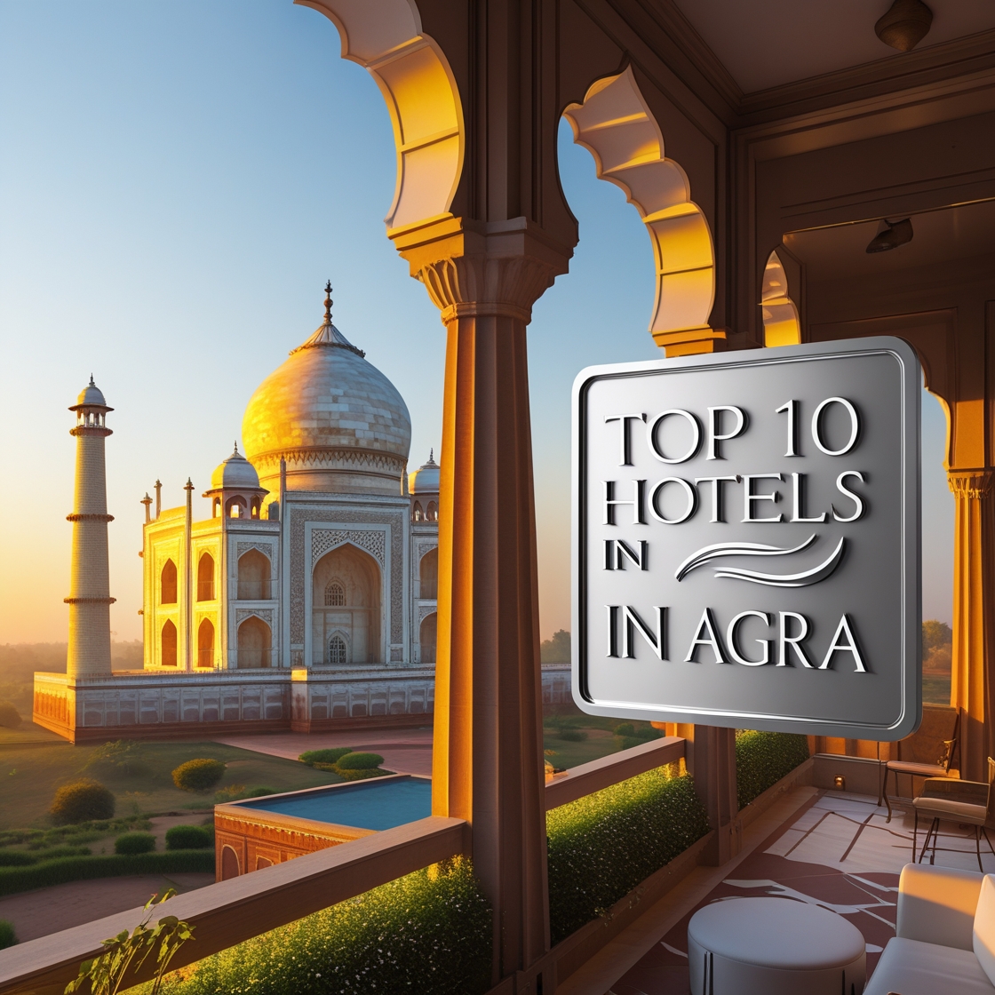 Top 10 Hotels in Agra for Stunning Views & Premium Amenities.